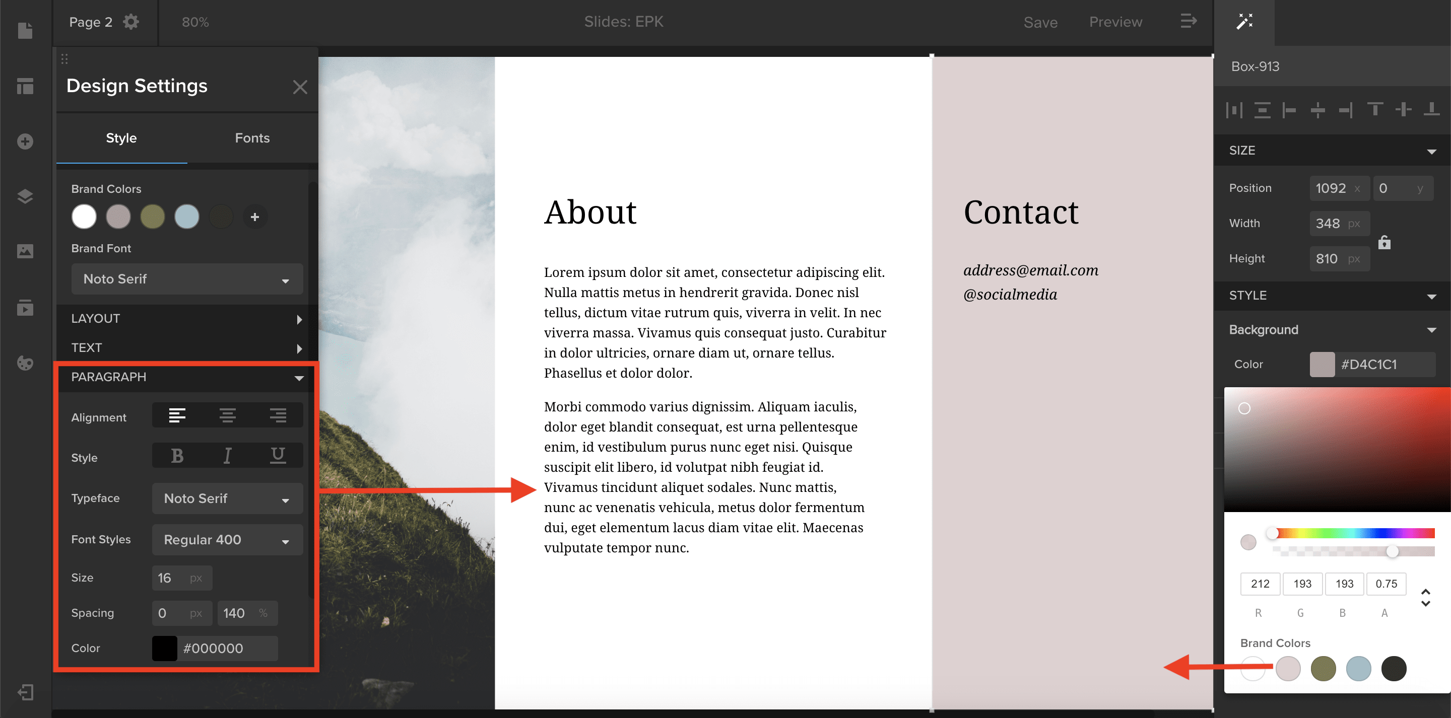 Spotlight: Design presets are now available