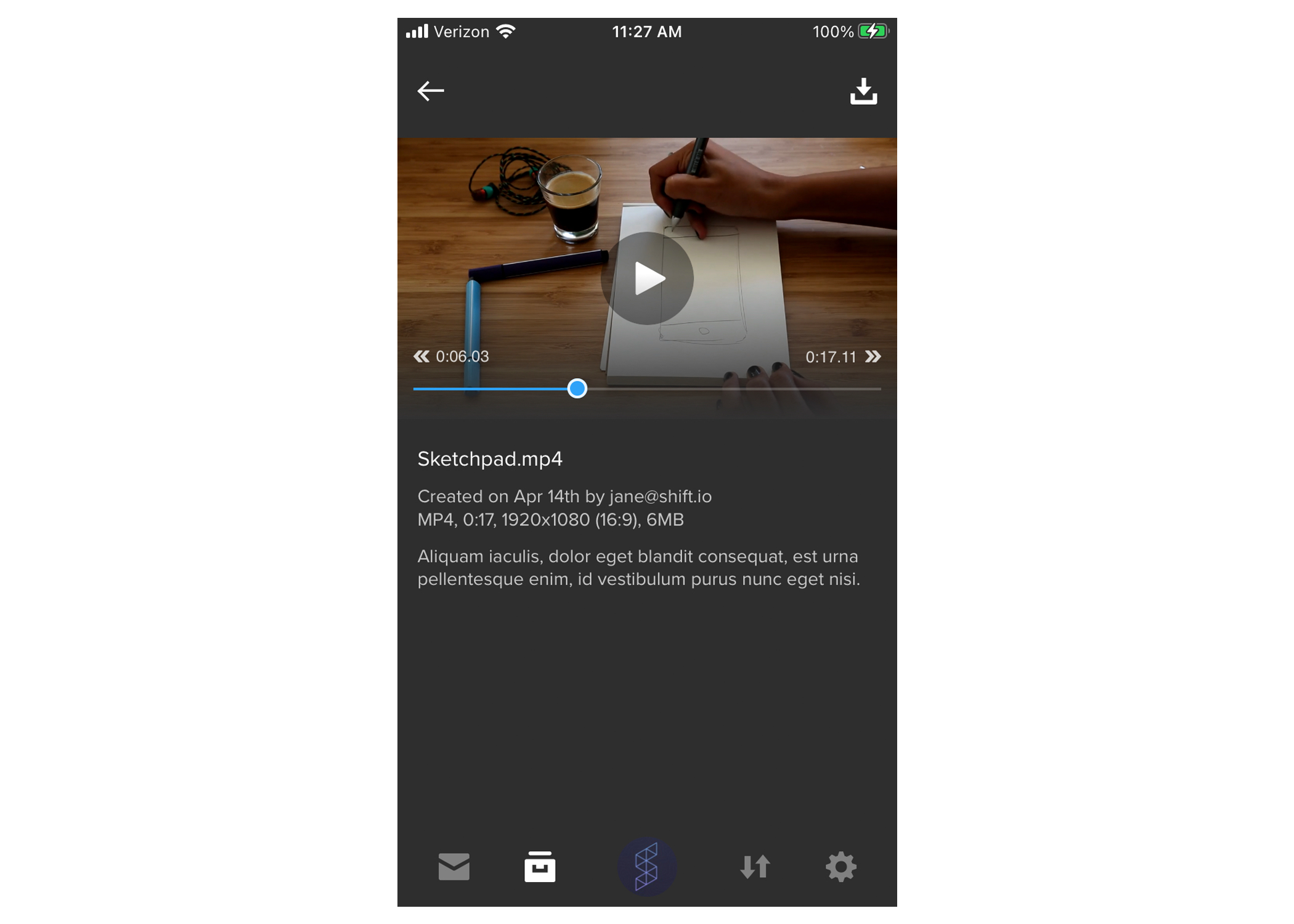 Improved video player controls in SHIFT GO